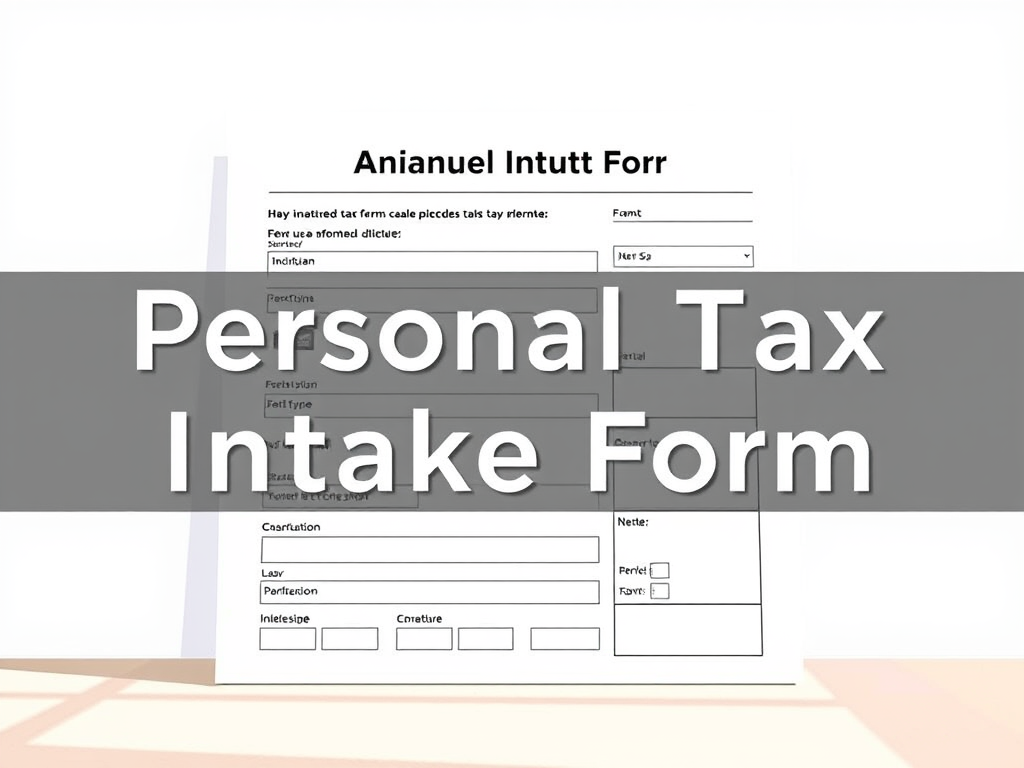Personal Tax Intake Form - RC Consulting, Inc.